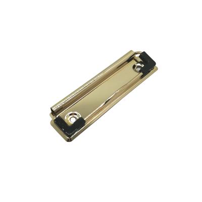 China Metal Drawing Board Clip 100x30mm WC-100A1R - Lacquered Colored Notepad Iron Clips with Optional Hanger for sale