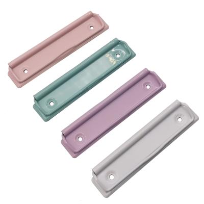 China Metal Board Clips 70-120mm Length with Optional Hanger and Plastic Corner for Office Organization for sale