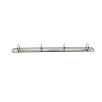 China Silver 4-Ring D-Ring Binder Mechanism 292mm Length 20mm Width Customizable Office Stationery for sale