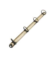 China 1.2 Inch 4-Ring O-Shape Binder Mechanism - 292mm Length, 30mm Ring Diameter, Gold Zinc-Plated Steel for sale