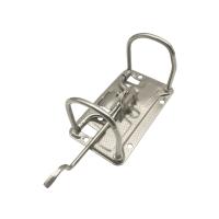 China 2 Inch Lever Arch Clip Metal File Mechanism 55mm LA055 with Nickel Plating for Office Stationery for sale