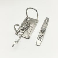 China 2 Inch Lever Arch Clip Metal File Mechanism 55mm LA055 with Nickel Plating for Office Stationery for sale