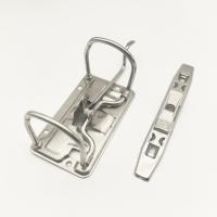 China 2 Inch Lever Arch Clip Metal File Mechanism 55mm LA055 with Nickel Plating for Office Stationery for sale