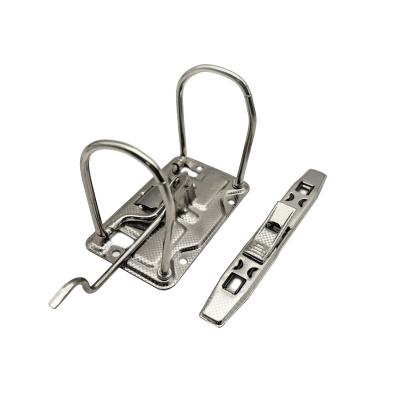 China 3 Inch & 2 Inch Silver Lever Arch File Clip Mechanism - 120mm Compressor Bar, Nickel Plated Metal Binder for sale