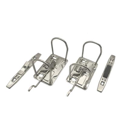 China Metal Lever Arch Clips 2 Inch & 3 Inch Nickel Plated File Mechanisms LA075B - 500,000 PCS/Month Capacity for sale