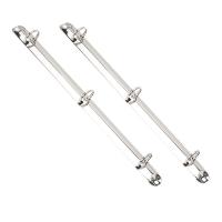 China 11 Inch O Ring Binder Clip 280mm 3-Ring Mechanism with Anti-Rust Electroplating for A4 Paper Organization for sale