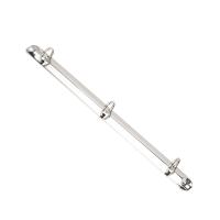 China 11 Inch O Ring Binder Clip 280mm 3-Ring Mechanism with Anti-Rust Electroplating for A4 Paper Organization for sale