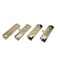 China Gold Metal Drawing Board Clips WC-100A1R 100mm Length Office Notepad Iron Wire Clips with Custom Colors for sale