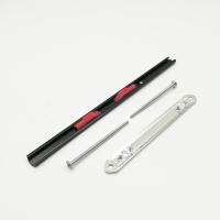 China PSC-200 Red Black Snake Shape 2-Hole Spring Clips - Metal Plastic Stationery Clip with 300,000 pcs/Month Capacity for sale