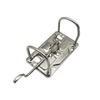 China 2 Inch Silver Lever Arch File Clip Mechanism - Nickel Plated Metal Binder with 120mm Compressor Bar for sale