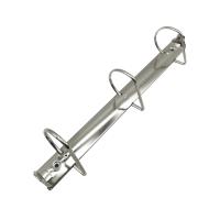China Metal Slant D-Shape 3-Ring Binder Clip 280mm Length 50mm Ring Diameter for A4 Folders and Stationery for sale