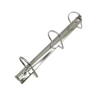 China Metal Slant D-Shape 3-Ring Binder Clip 280mm Length 50mm Ring Diameter for A4 Folders and Stationery for sale