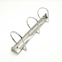 China Metal Slant D-Shape Ring Binder Mechanism 2.5 Inch 280mm with 65mm Ring Diameter for A4 Folders for sale