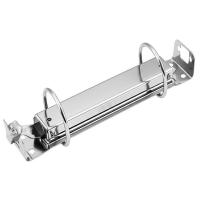 China 3-Ring Binder Clip with Trigger Mechanism - 80×80×80mm Ring Distance, 270mm Rivet Hole, Rust-Resistant Metal Construction for sale