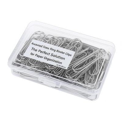 China Metal Ring Binder Clips with 80×80×80mm Ring Distance and 270mm Rivet Hole - Rust-Resistant 3-Ring Design for sale