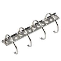 China Metal Ring Binder Clips with 3 Rings 80×80×80mm Spacing and 270mm Rivet Distance for Office Documents for sale