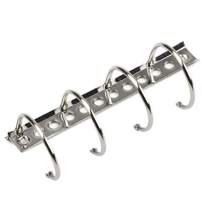 China Metal Ring Binder Clips with 3 Rings 80×80×80mm Spacing and 270mm Rivet Distance for Office Documents for sale