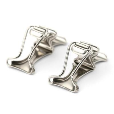 China 3-Ring Metal Binder Clips with 270mm Rivet Hole Distance and 80×80×80mm Ring Spacing for Document Organization for sale