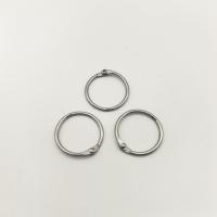 China Stainless Steel Binder Rings for DIY Craft Albums - Multiple Sizes Available in Iron or Steel Materials for sale