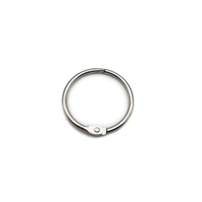 China Customizable Color 1.2 Inch Loose Leaf Book Binding Ring Iron or Stainless Steel for sale