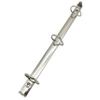China D-Shaped Metal Ring Binder Clip Nickel Plated 3 Ring 25mm Inside Diameter for Notebooks Photo Albums Office Supplies for sale