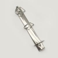 China Large Capacity Slant D Shape Ring Binder Clip Silver A4 Metal 3 Ring Mechanism 2 Inch 50mm for sale