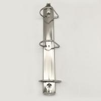 China Large Capacity Slant D Shape Ring Binder Clip Silver A4 Metal 3 Ring Mechanism 2 Inch 50mm for sale