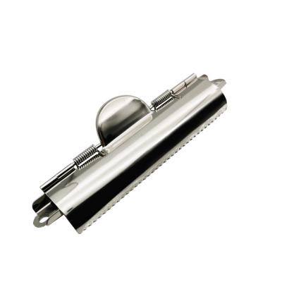 China High-End Metal Folder Clip 110mm Toothed Iron Clamp for Ticket Holder Durable Office Supply for sale