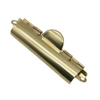 China Golden High-End Wallet 70mm Clamping Folder Serrated Metal File Clip TC-110G for sale