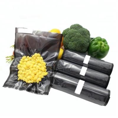 China Black Embossed Vacuum Packaging Bags Roll Food Packaging Fresh Up for sale