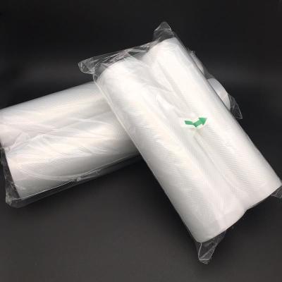 China Food Vacuum Roll Food Storage Bags Embossed Vacuum Pouches 3 Side Seal for sale