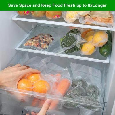 China Embossed Textured Bags Of Vacuum Sealer Freezer Compatible With Any Types Vacuum Sealer for sale