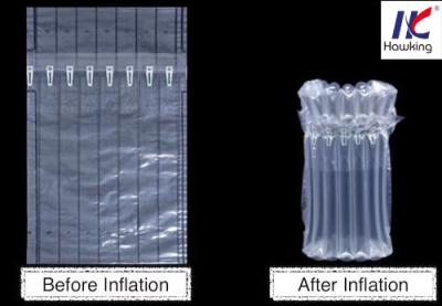 China 10mm Edge seal Q Shaped Inflatable Packaging Bags To Protect Cosmetics for sale