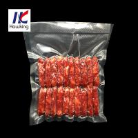 China Nylon PE Plastic Embossed Vacuum Bag Food Packaging Pouch Recyclable for sale