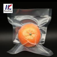 China Nylon PE Plastic Embossed Vacuum Bag Food Packaging Pouch Recyclable for sale