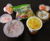 China Snack Foods Easy Peel Lidding Packaging 3 Mil Film Transparent for sale