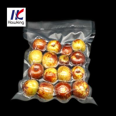 China Diamond Pattern Embossed Vacuum Bags For Food Nylon Bags Plastic Bags for sale