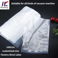 China Bespeak Embossed Vacuum Sealer Bags / Rolls Bpa Free Transparent for sale