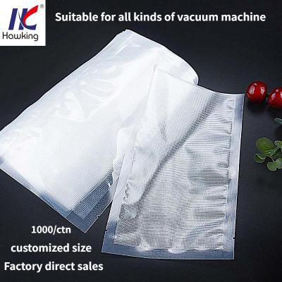 China Bespeak Embossed Vacuum Sealer Bags / Rolls Bpa Free Transparent for sale