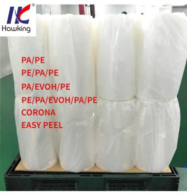 China Laminated Co - Extruded Pa Pe Plastic Film For Food Flowing Packaging for sale