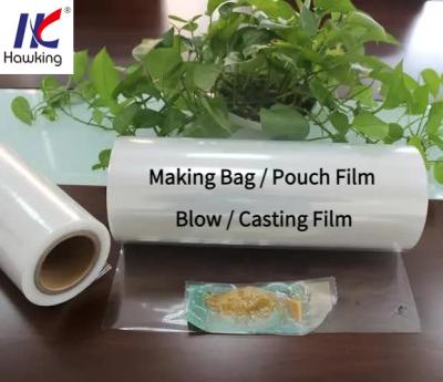 China Hawking Snack Food Barrier Packaging Vacuumizing Sealer Heat Seal Plastic Bag for sale