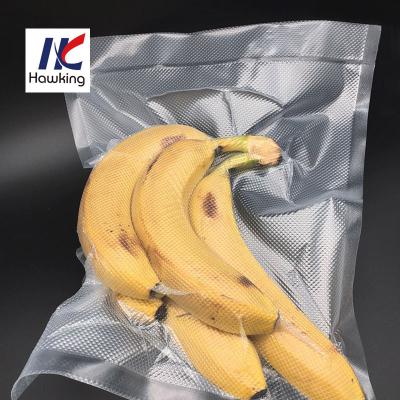 China Fresh Vegetables Refrigerated Vacuum Storage Bags Embossed Pack Bags Roll for sale