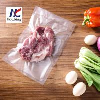 China Transparent Embossed Vacuum Seal Storage Bags Vacuum Roll For Food for sale
