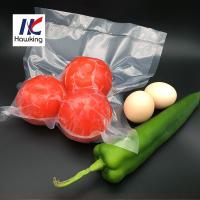 China Puncture Resistant Embossed Vacuum Bag For Rice / Seafood / Meat / Vegetable Packing for sale