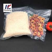 China Nylon PE Plastic Embossed Vacuum Sealer Bags Food Packaging Bag Food Saver for sale