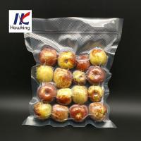 China Puncture Resistant Embossed Vacuum Bag For Rice / Seafood / Meat / Vegetable Packing for sale