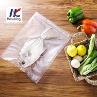 China Puncture Resistant Embossed Vacuum Bag For Rice / Seafood / Meat / Vegetable Packing for sale