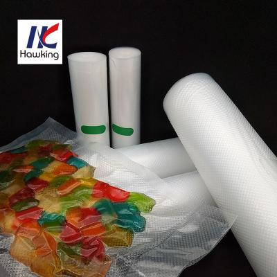 China Freezer Textured Vacuum Sealer Bags Roll 80UM*300*5000mm for sale