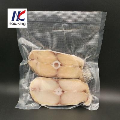 China Food Grade Embossed Vacuum Bag PA PE Vacuum Food Packing Pouch Bags 7 Inch X 9 Inch for sale