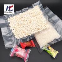 China Frozen food Packaging Embossed Vacuum Bag Rolls 200mm for sale